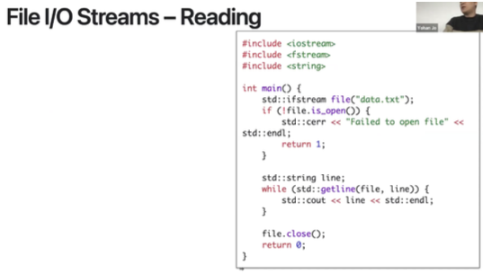 [ComputerScience] c++의 file I/O Streams와 string
