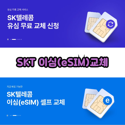SKT 이심 교체 / 유심 대신 이심? 모르면 손해! eSIM 교체방법과 주의사항 완전 정리