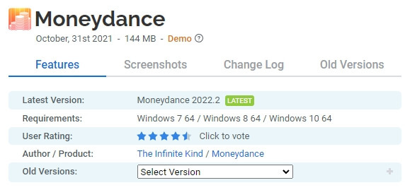 Moneydance 무료 다운로드
