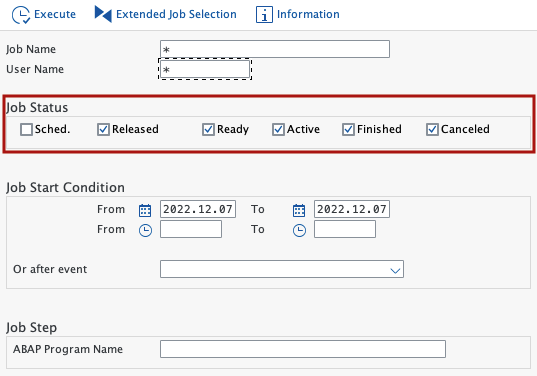 # [SAP] Batch Job - SM37