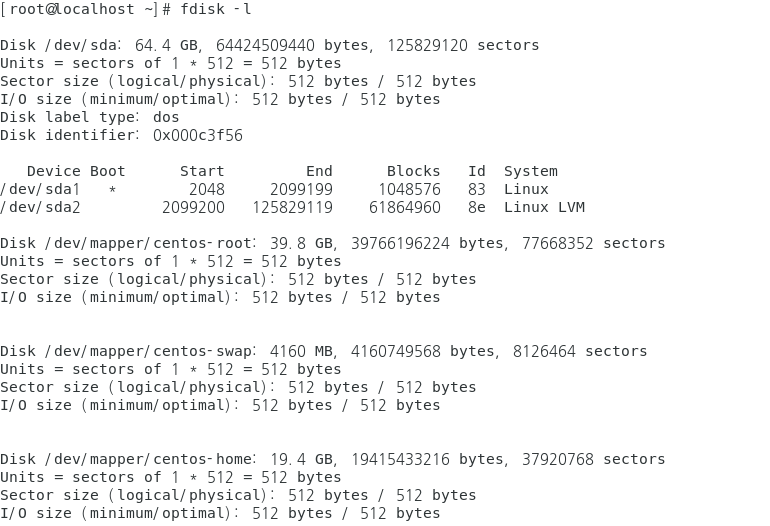 [리눅스 - 파일 시스템 마운트 명령어] mount, unmount, eject, fdisk, mkfs