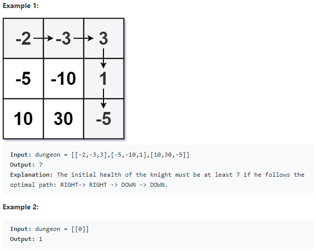 [LeetCode] 174 dungeon game :: 골드에그
