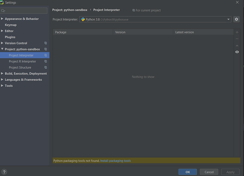 Python Pycharm 환경설정 / venv 설정
