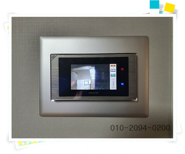 삼성인터폰설치/서울 도봉구 창동 태영창동데시앙아파트 삼성비디오폰SHT-3527XM교체설치입니다