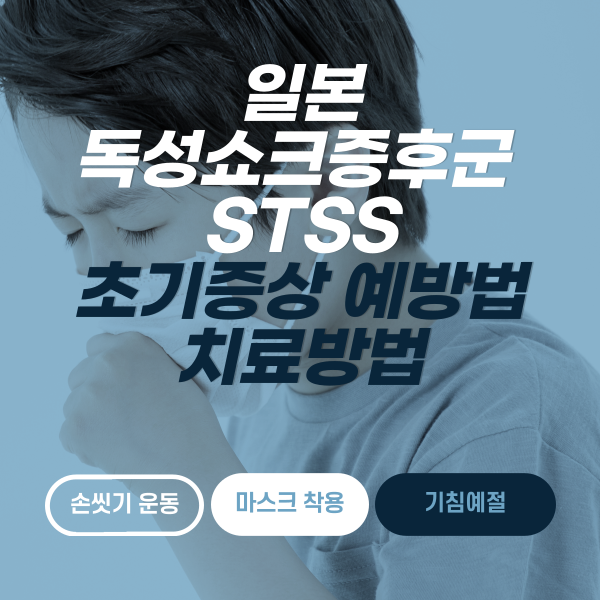 일본 독성쇼크증후군 STSS 초기증상 예방법 치료방법