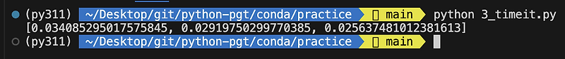 [Python] timeit 사용하는 방법 — 과거의 나를 위해