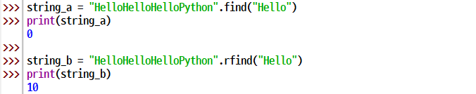 파이썬 스터디 8 - find() & rfind() 함수