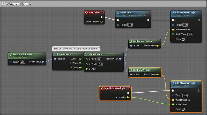 [Unreal Engine] 1 ) Endless Runner 캐릭터 이동