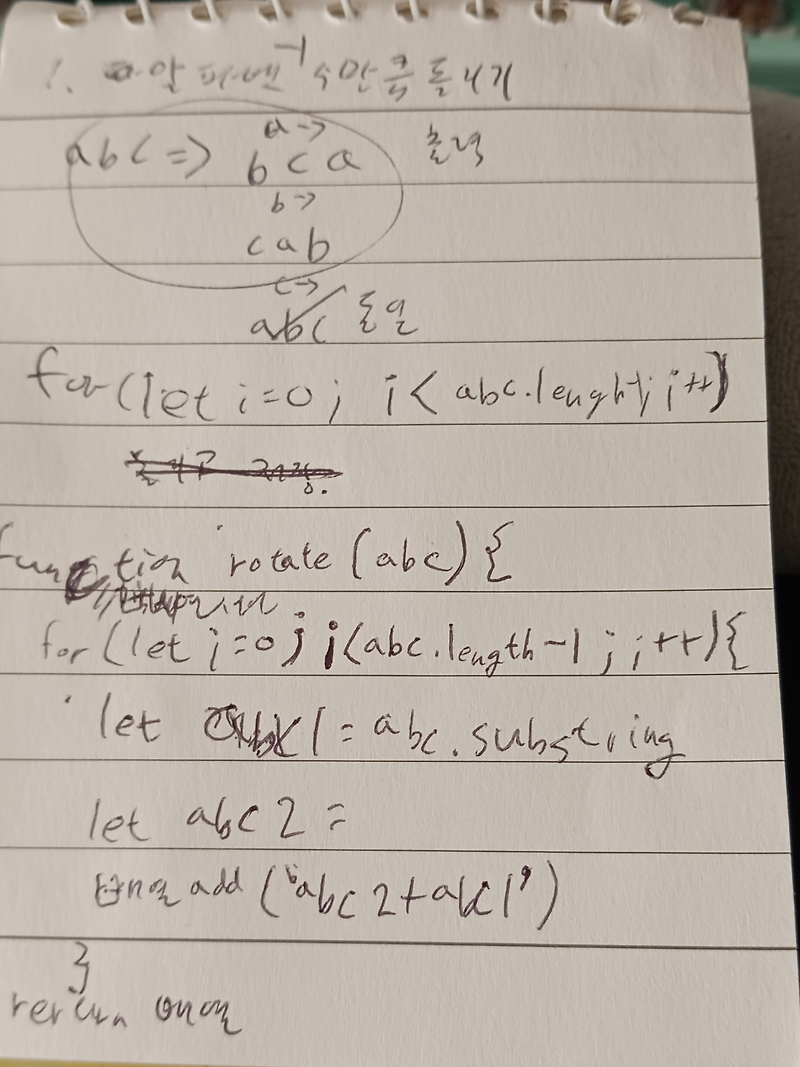 [Node 7기] 알고리즘 강의 - 2일차
