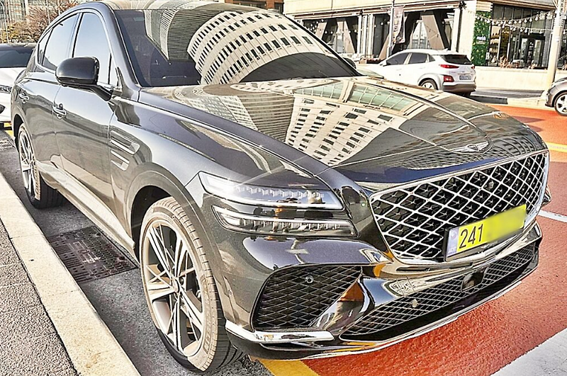 법인 리스차량 번호판 근황(제네시스 G80 벤츠 실사) 부착기준