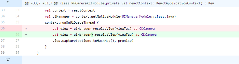 [React-Native] Task :react-native-camera-kit:compileDebugKotlin FAILED
