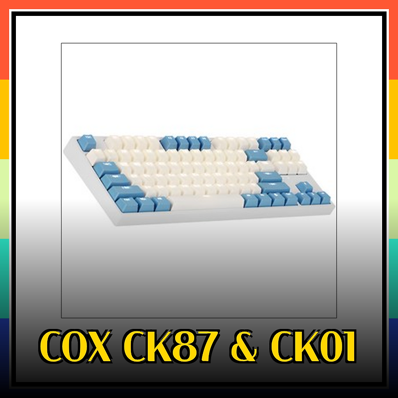 텐키리스 갈축 키보드 추천: COX CK87 & CK01 TKL 심층 비교분석