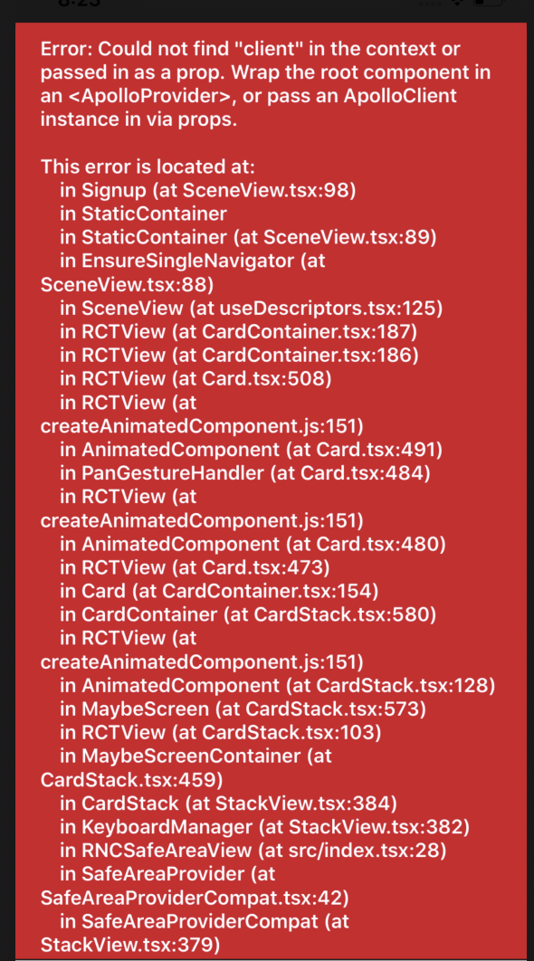 [React/RN] useMutation react-apollo-hooks error