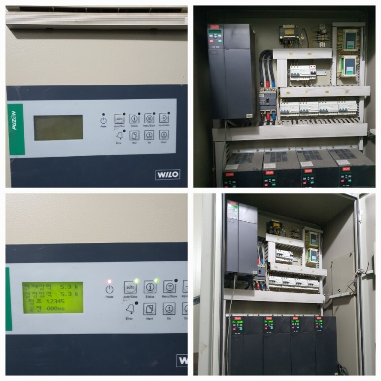 윌로부스터판넬 PZM/ZC5 메인콘트롤.디스플레이 교체작업