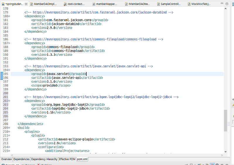 [STS3] Log4Jdbc Log4j2 JDBC 4 설치