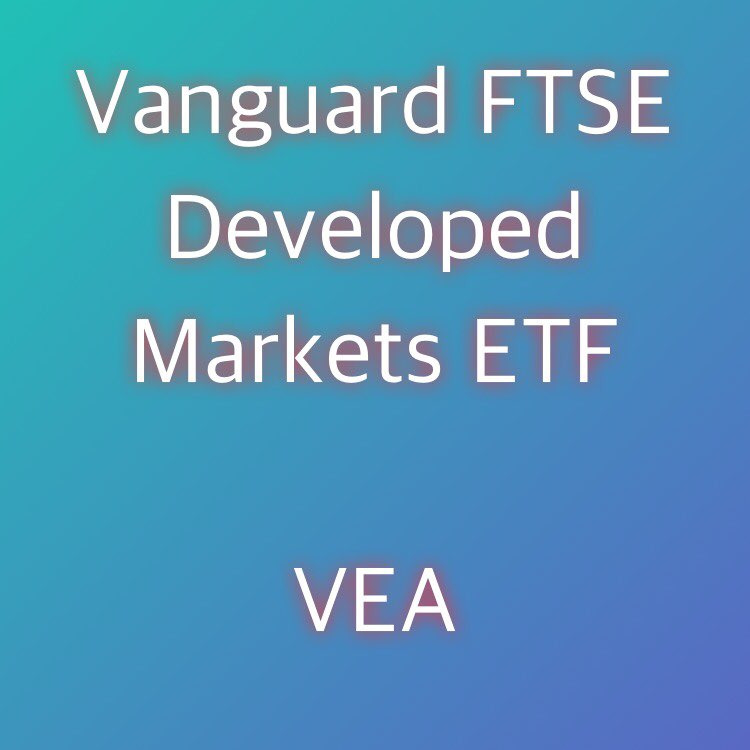 VEA ETF - 미국 제외 선진국 주식 투자