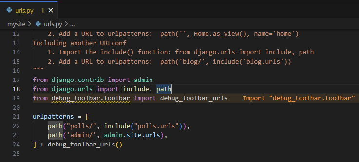 [Django] 9. Django 앱 작성하기 part.8 (디버그 툴바 설치하기)