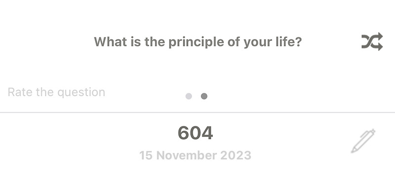 Question Diary 231115WED: Q604