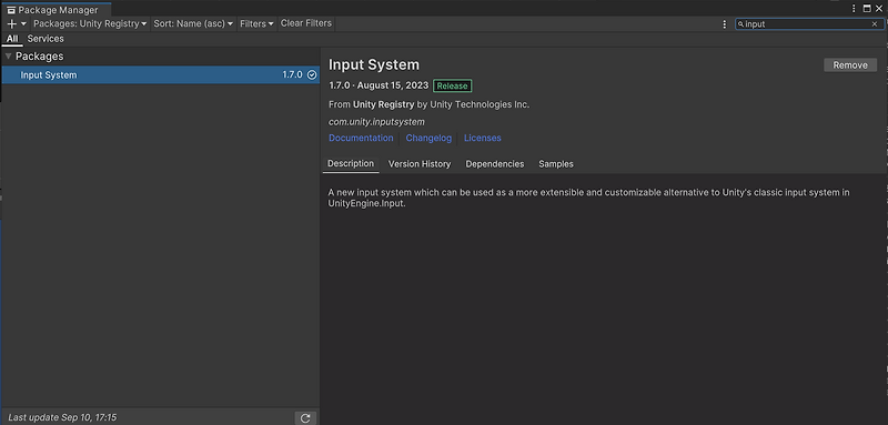 [Unity] New Input System 사용하기