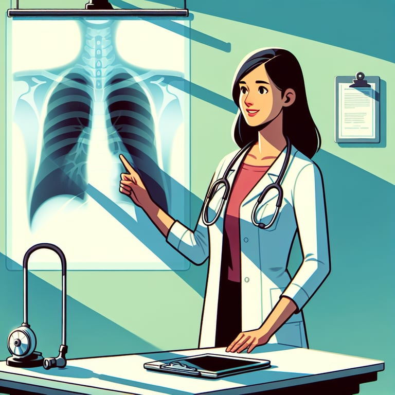 "chest pa 찍었는데, 폐에 그림자가 보여요." 괜찮을까요?