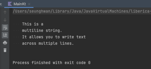 [Kotlin] String 원시 문자열(Raw String Literal) — SH's Devlog