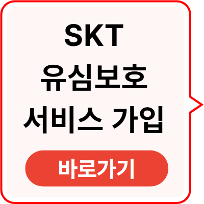 SKT 유심보호서비스 가입방법