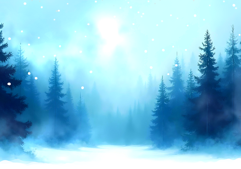 [해피CGI][cgimall] Snowfall, piles of snow, fog (animated)