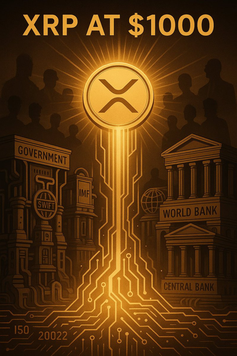 XRP 목표가는 1XRP = $1,000로 설정되었습니다. 모두 사실에 근거합니다.