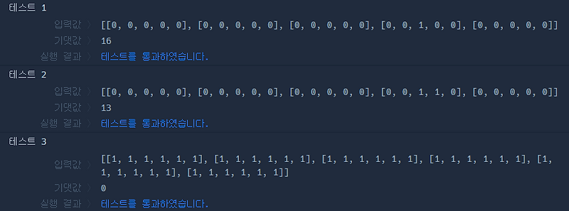 [programmers - python] Lv.0: 안전지대