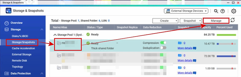 QNAP 볼륨 크기 조절하기 :: Benjamin's Note
