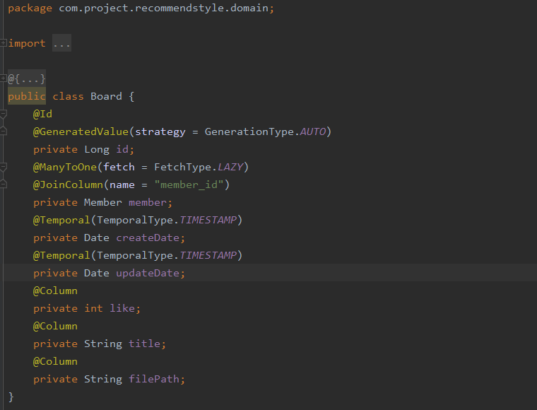[Spring boot JPA] Error executing DDL 오류
