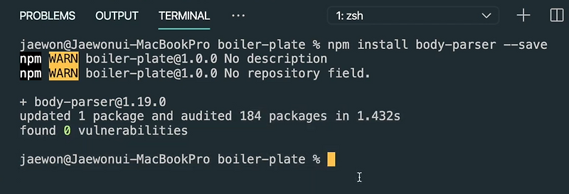 [Node.js] BodyParser & PostMan & 회원 가입 기능