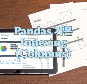 Pandas DataFrames 기본 Indexing (Columns)