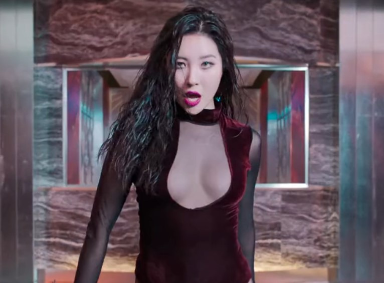 SUNMI Cleavage exposed MV. SUNMI 5 Scene | KpopCelebs