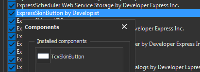 [DevExpress] Skin Button