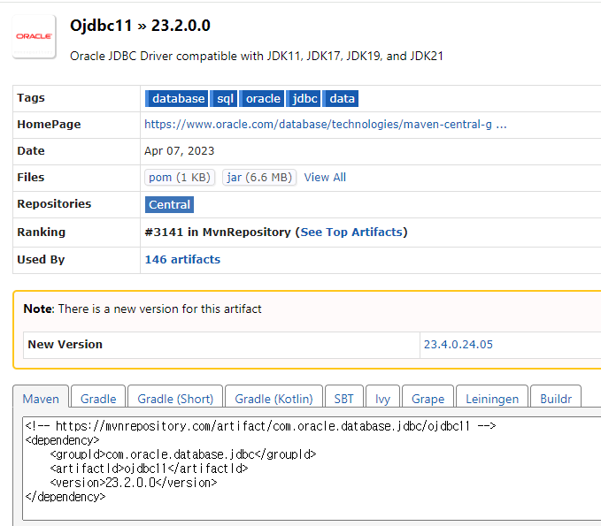 intellij Tomcat9, 10 Oracle DBCP JNDI
