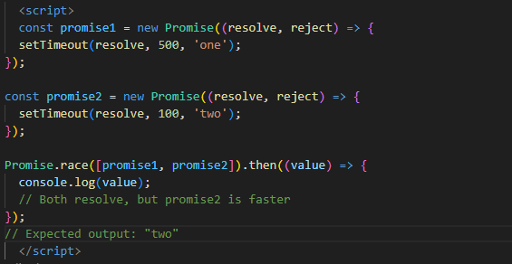 Promise 정적 속성과 정적 메서드(2)