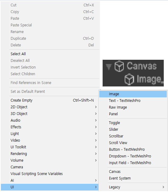 UI Canvas