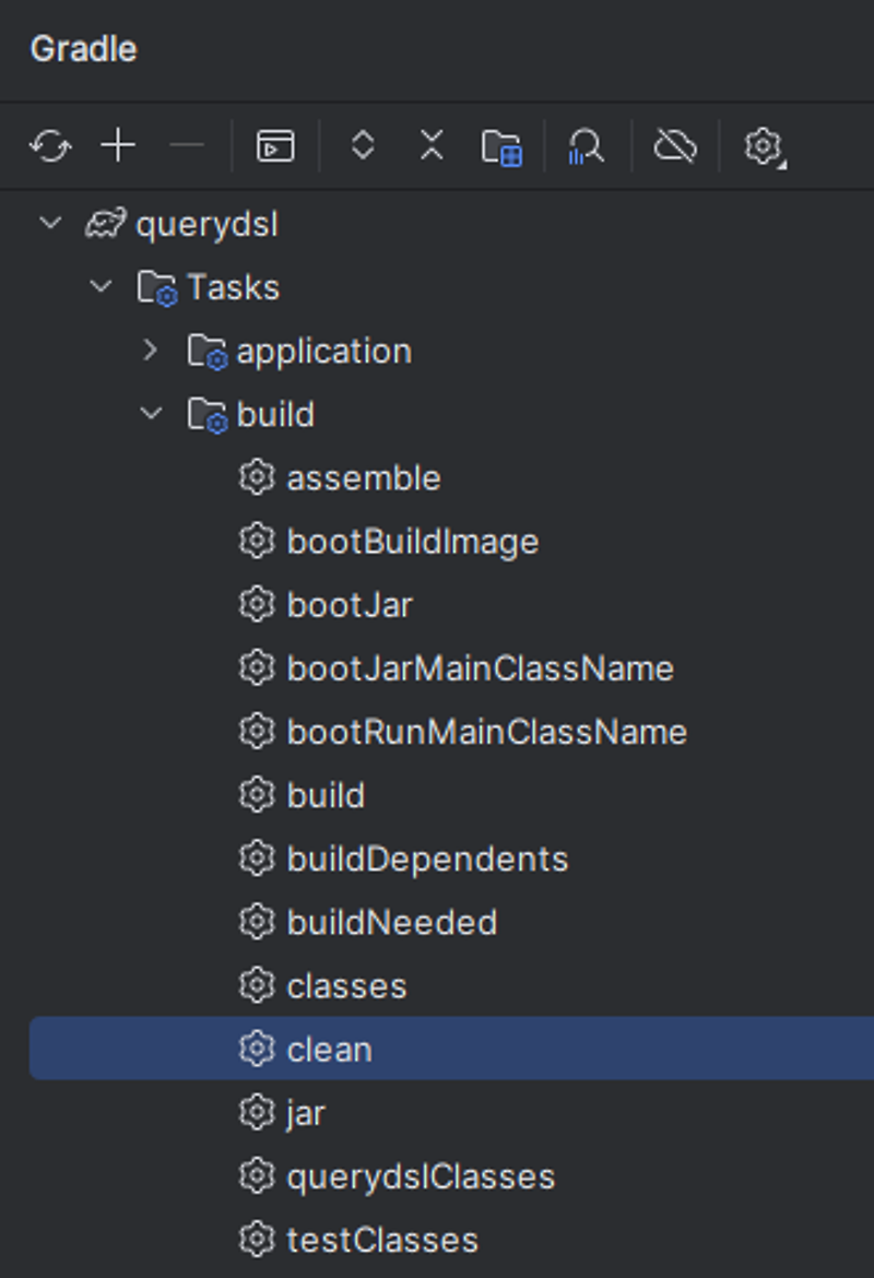 QueryDSL build.gradle 환경 설정