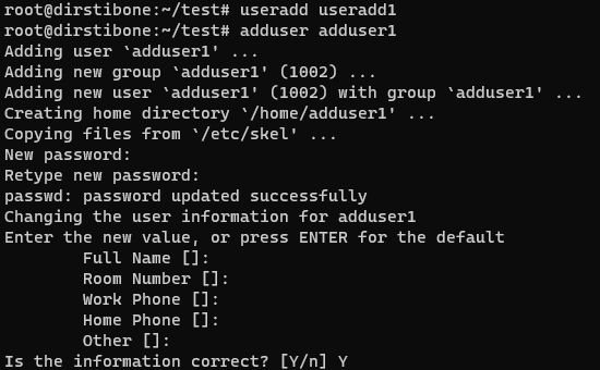 Ubuntu Linux - adduser useradd 차이