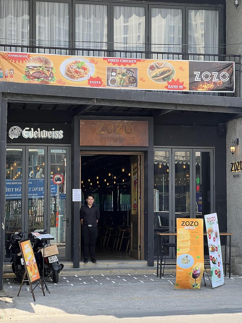 호치민 2군에 위치한 조조 비스트로 앤 바(ZOZO Bistro&Bar)