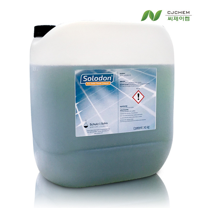 친환경적인 태양광 패널 전용 세척제 솔로돈(Solodon)