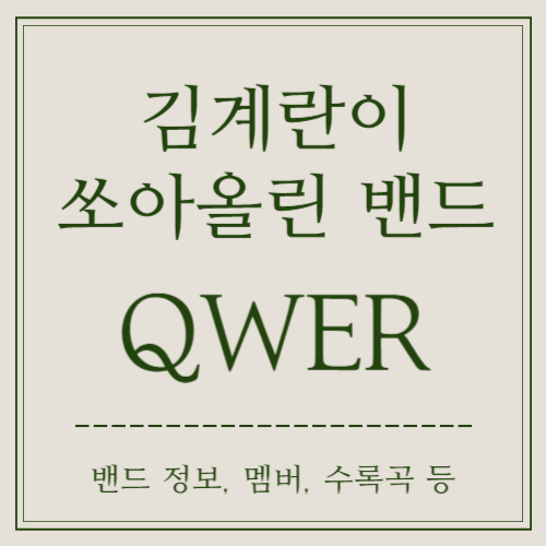 김계란이 쏘아올린 성장형 프로젝트 밴드 QWER