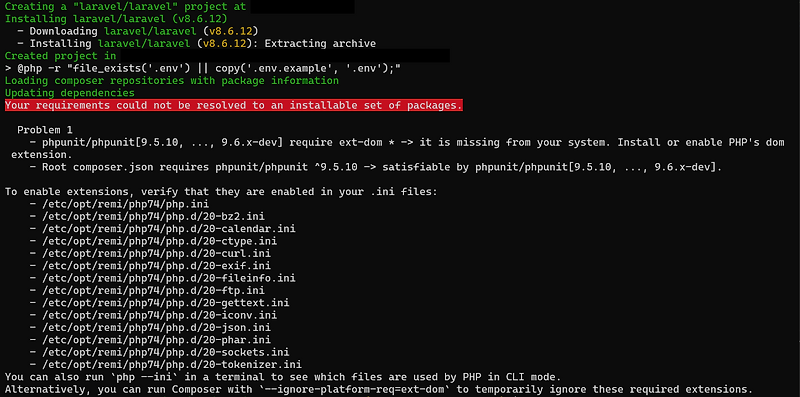 [Linux] PHP Laravel 설치하기