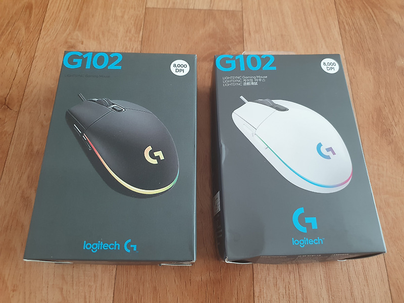 [개봉기] 로지텍 G102 LIGHTSYNC 게이밍 마우스 가품, 정품 확인 방법