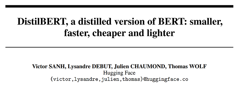 [논문리뷰] DistilBERT, a distilled version of BERT: smaller, faster, cheaper and lighter