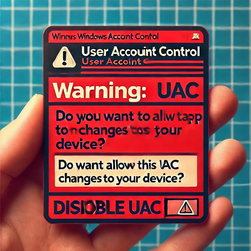 Windows UAC(사용자 계정 컨트롤) Prompt 비활성화 방법과 주의사항 :: 뭐라도알려드려요