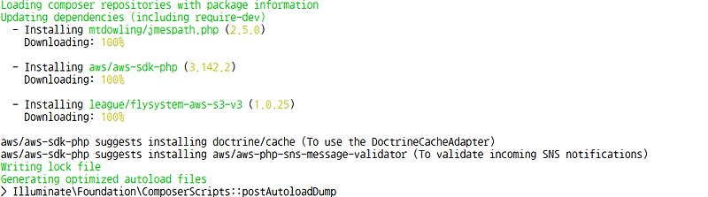 FineJin :: Laravel flysystem-aws-s3-v3 확장