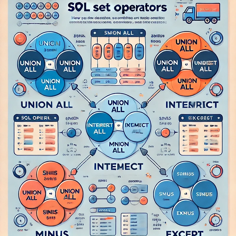 SQL 집합 연산자: UNION, INTERSECT, MINUS 활용