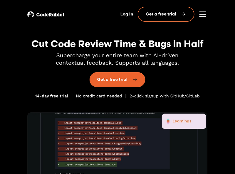 CodeRabbit 추천합니다.